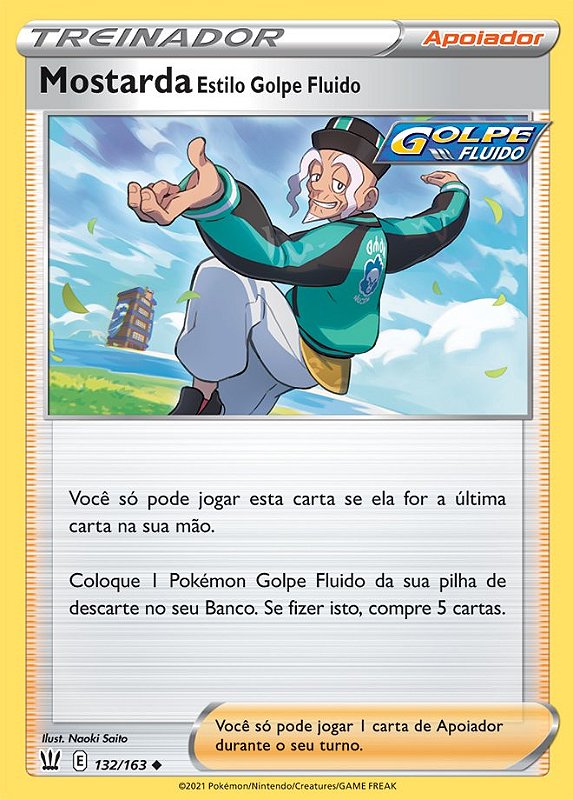Mostarda Estilo Golpe Fluido (132/163) - Carta Avulsa Pokemon - Planeta ...