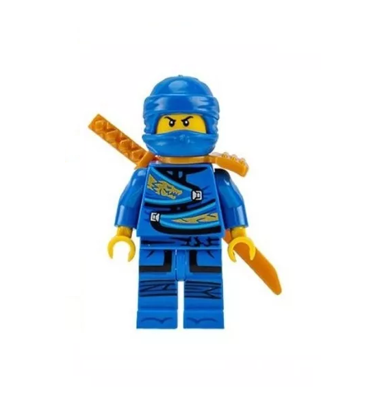 Jay Legacy / Ninja Azul - Minifigura de Montar Ninjago - Planeta Nerd-Geek