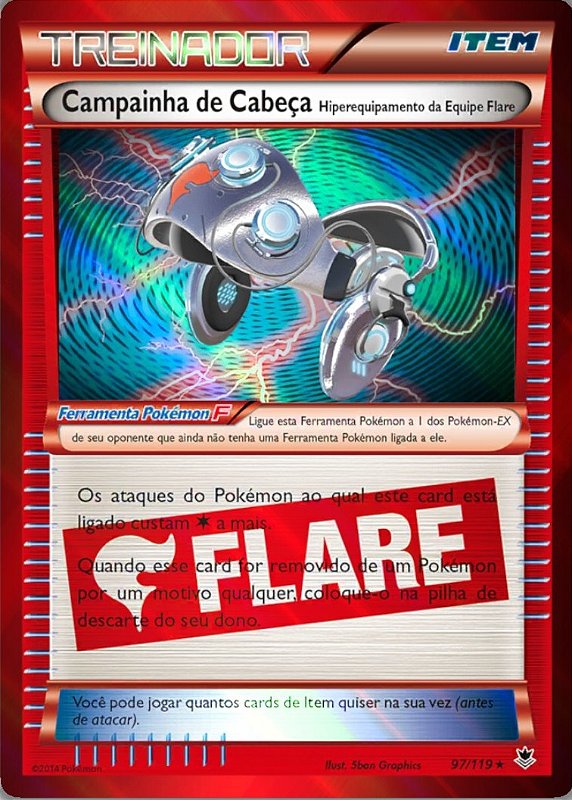 Campainha de Cabeça /Head Ringer (97/119) REV FOIL - Carta Avulsa Poke ...