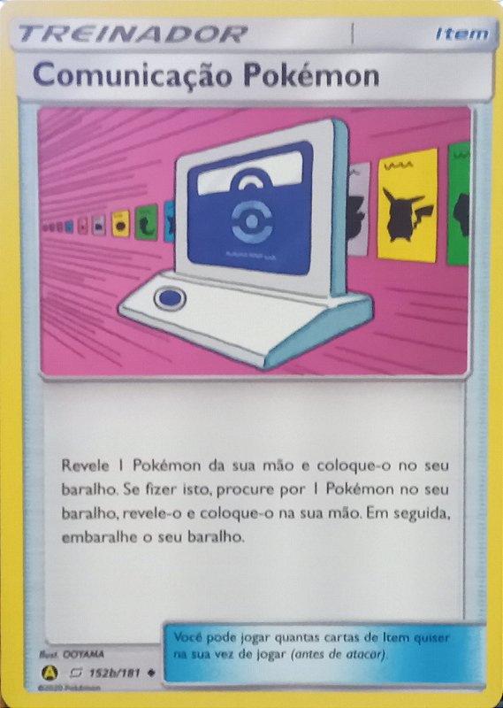 Comunicação Pokémon Pokémon Communication (152b/181) - Carta Avulsa Po ...