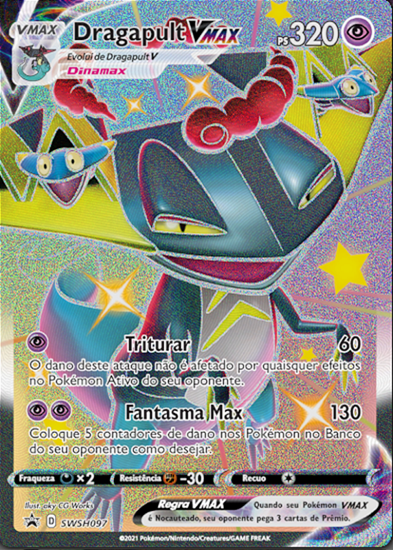 Dragapult-VMAX (SWSH097) - Carta Avulsa Pokemon - Planeta Nerd-Geek