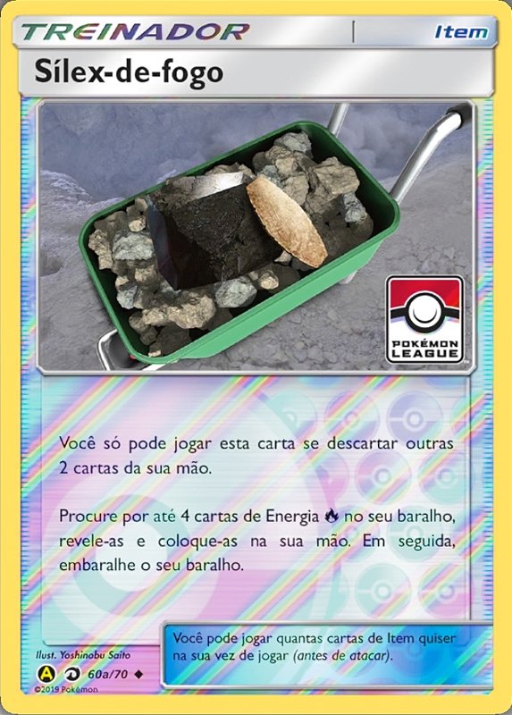 Sílex-de-fogo / Fiery Flint (60a/70) REV FOIL - Carta Avulsa Pokemon ...