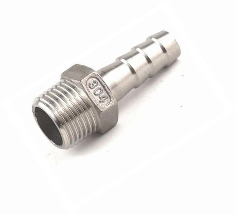 Espigão 1/2″ (12 mm) inox 304 c/ entrada rosca macho 1/2″ BSP - Craft ...