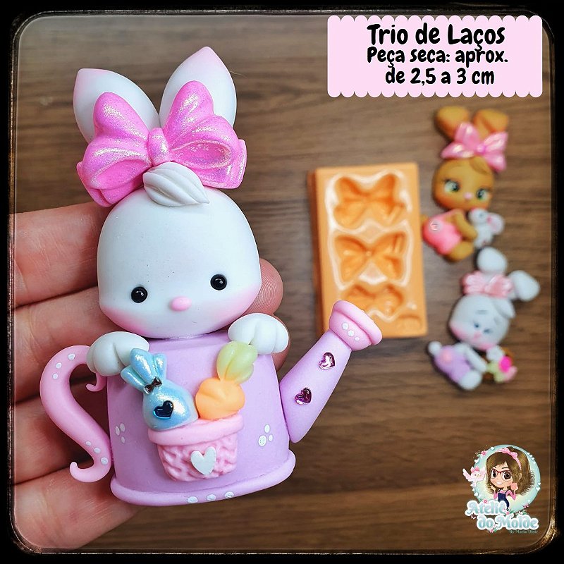 trio de laços - Ateliê do Molde