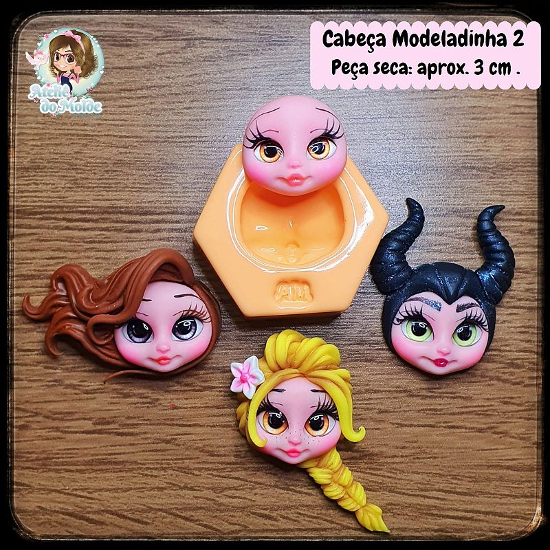 Cabeça Modeladinha 2 - Ateliê do Molde