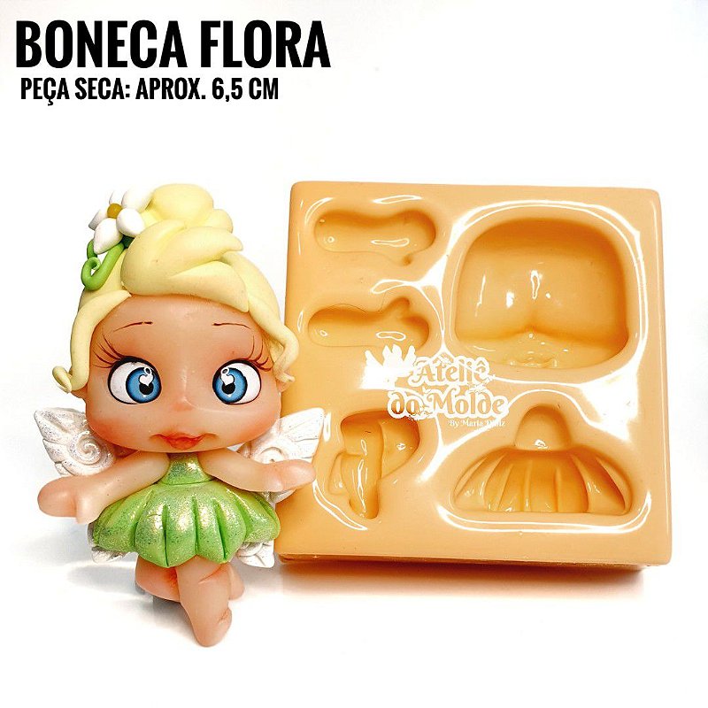 Boneca Flora - Ateliê do Molde