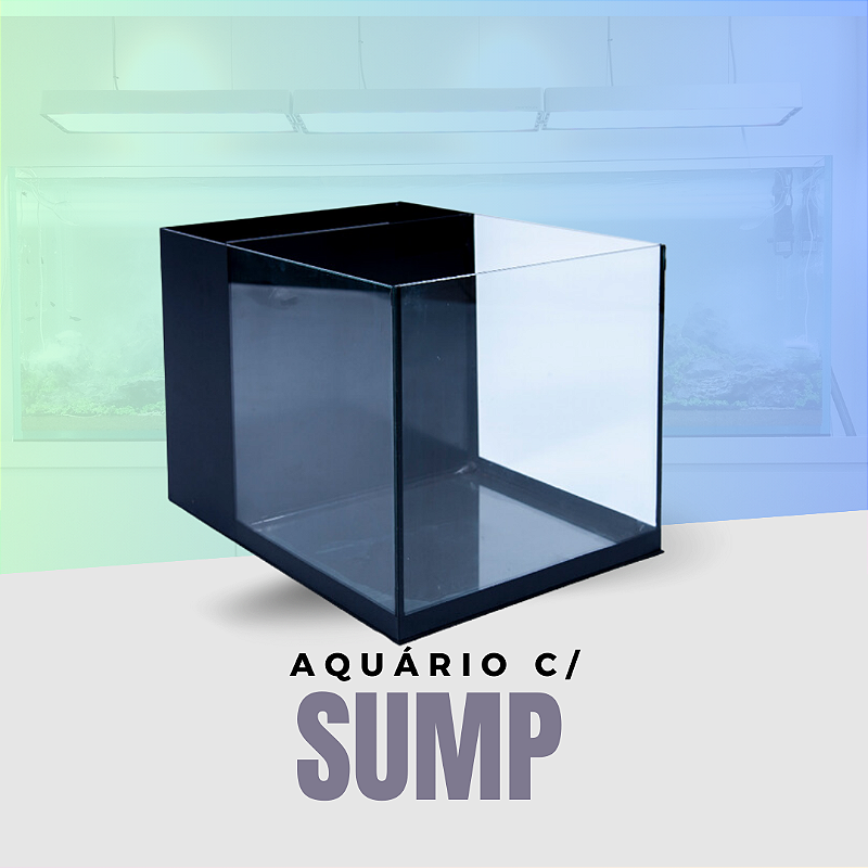 Aquário Cubo c/ SUMP (ACQSR) - Acqua Fish: Um pedaço do oceano na sua casa!