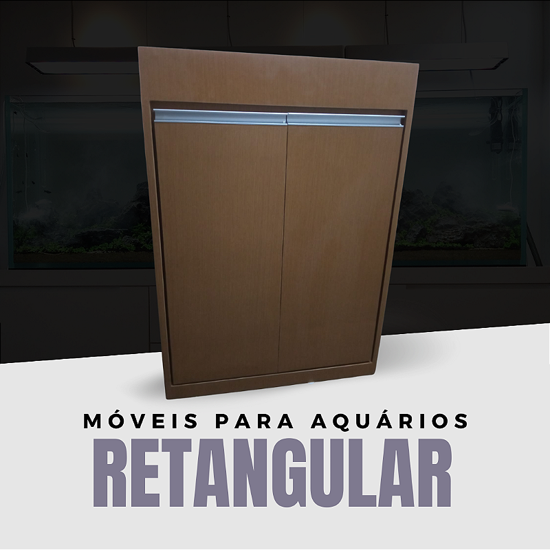 Móvel (Aquário Retangular) - Acqua Fish: Um pedaço do oceano na sua casa!