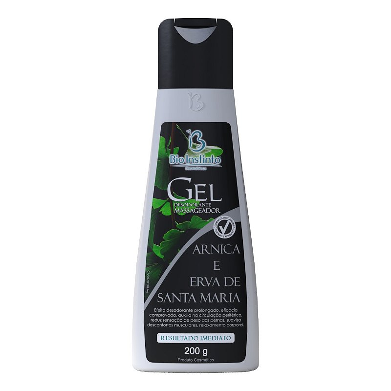 Gel Arnica e Erva de Santa Maria 200gr Bio Instinto - Cosméticos de Fábrica