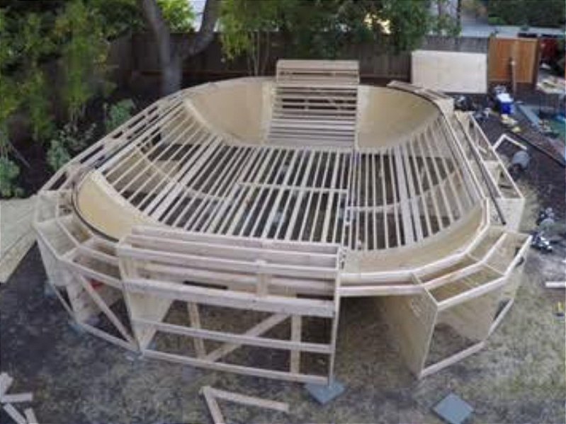 BOWL SKATE MADEIRA COMPLETO FECHADO COM 2 EXTENÇÕES - SAPHU RAMPS ...