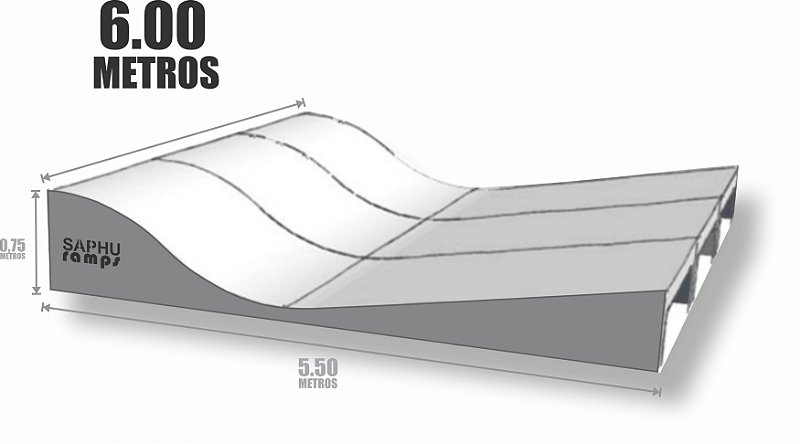 simulador completo de ondas surfskate carver - SAPHU RAMPS - Skate Modules