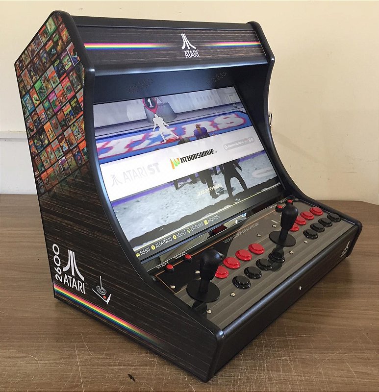 Wecad Fliperama Bartop Tela 24 Multijogos Wecad