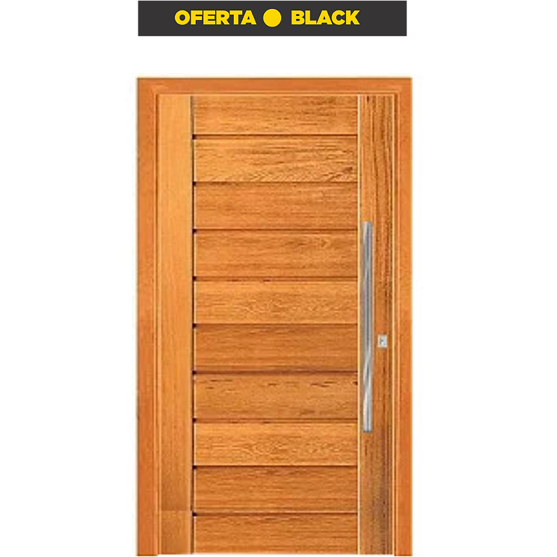 PORTA PIVOTANTE BBB SIM MADEIRA MACIÇA ANGELIM PEDRA MONTADA NO BATENT ...