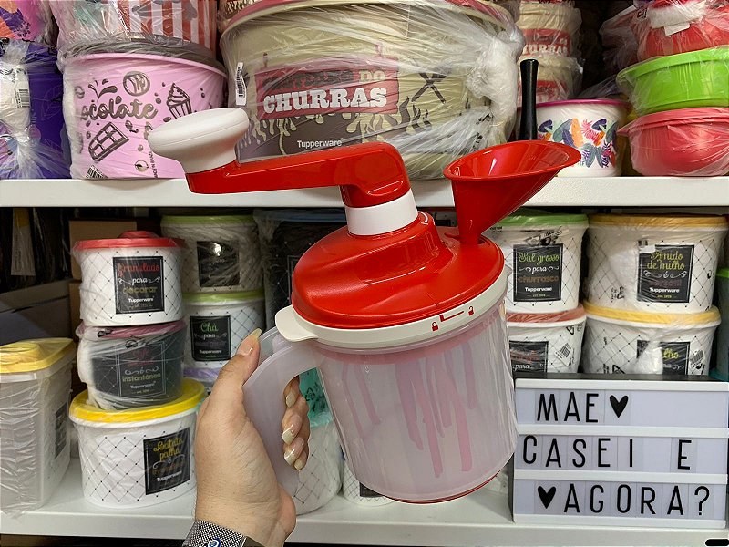 Tupperware Speedy Chef Plus 1,2 Litros Vermelho - Mãe, Casei e Agora ...