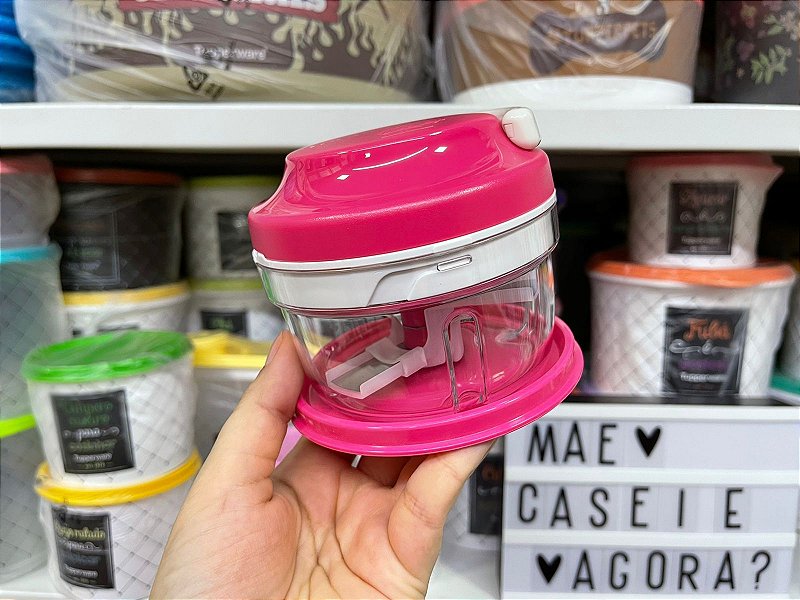 Tupperware Turbo Chef 300 ml Transparente e Rosa - Mãe, Casei e Agora ...
