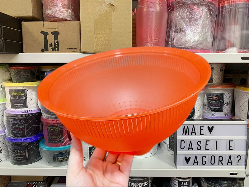 Tupperware Lava Arroz Coral - Mãe, Casei e Agora?-Tupperware!