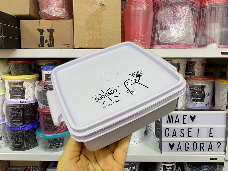 Tupperware Tupper Pote 780 ml Meme Sucesso - Mãe, Casei e Agora ...