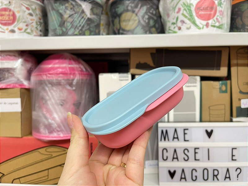 Tupperware Basic Line Slim Mini 120ml Orquídeas - Mãe, Casei e Agora ...