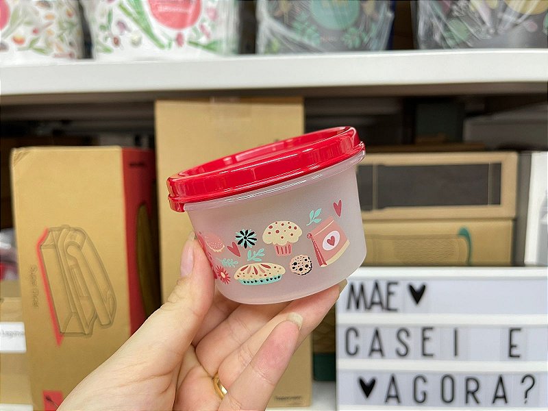 Tupperware Modular Redondo 1 - 200 ml Confeitaria - Mãe, Casei e Agora ...