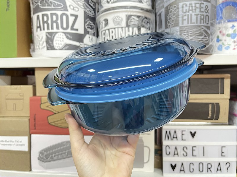 Tupperware Tigela Microplus 1,75 Litros Turmalina - Mãe, Casei e Agora?-Tupperware!