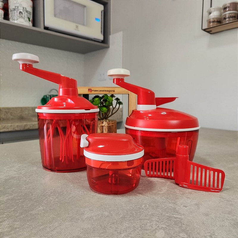 Tupperware Kit 3 Peças Linha Chef - Mãe, Casei e Agora?-Tupperware!