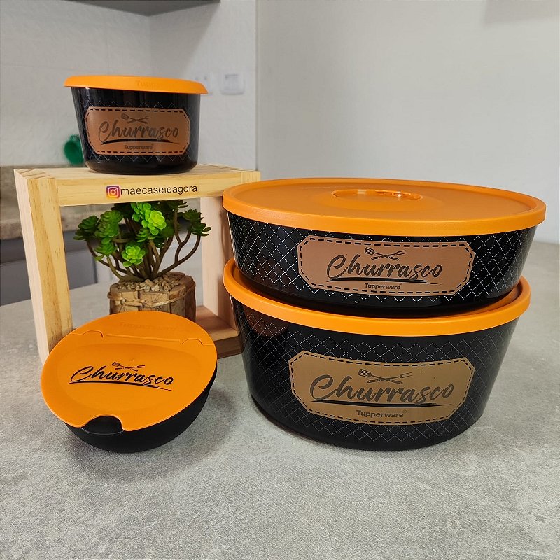 Tupperware Kit 4 Peças Churrasco - Mãe, Casei e Agora?-Tupperware!
