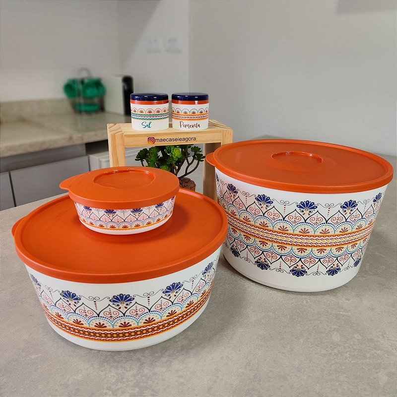 Tupperware Kit 5 Peças Harmonia - Mãe, Casei e Agora?-Tupperware!