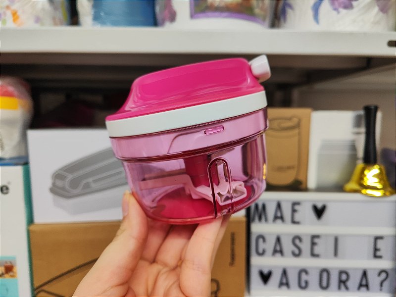 Tupperware Processador Turbo Chef Supersonic 300 ml Rosa - Mãe, Casei e ...