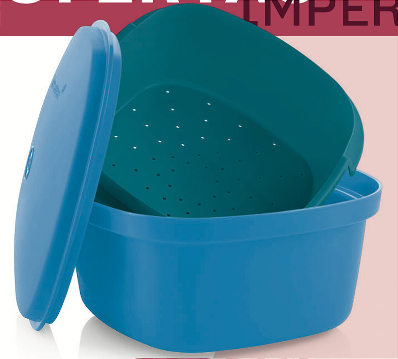 Tupperware Múltipla 2,5 Litros Azul - Mãe, Casei e Agora?-Tupperware!