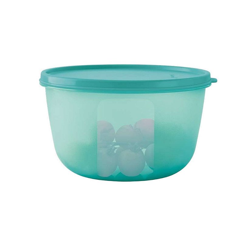 Tupperware Tigela Visual 2 Litros Tampa Verde - Mãe, Casei e Agora ...