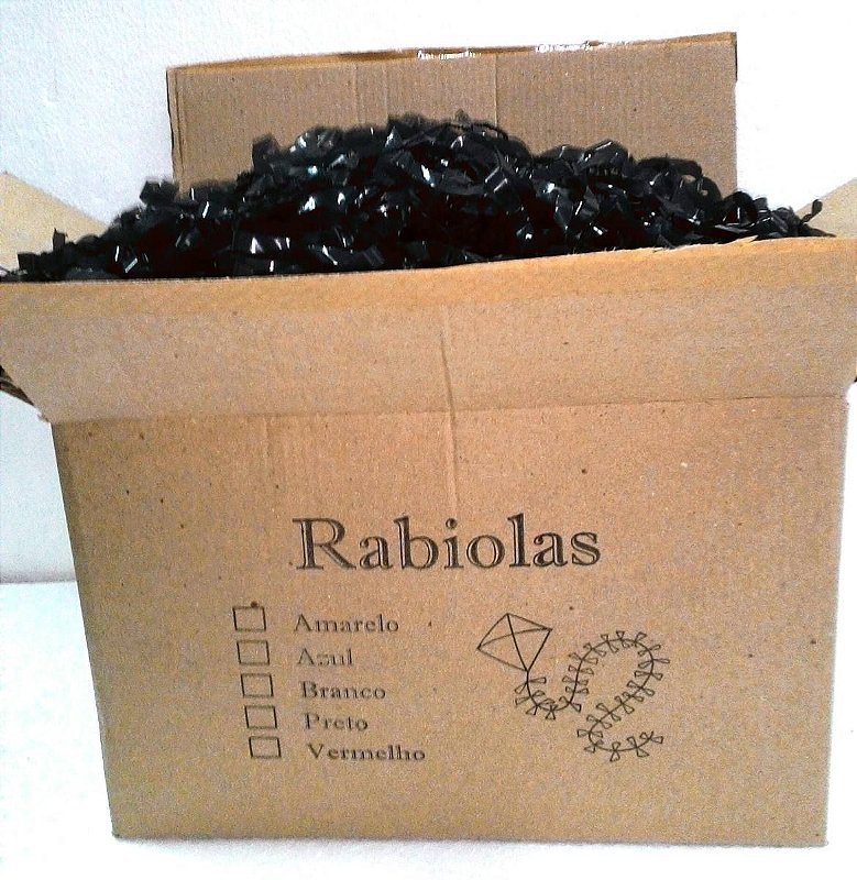 RABIOLA PRETA PRONTA PARA PIPAS OU RAIAS C/ 500M COSTURADA - Diamante Pipas