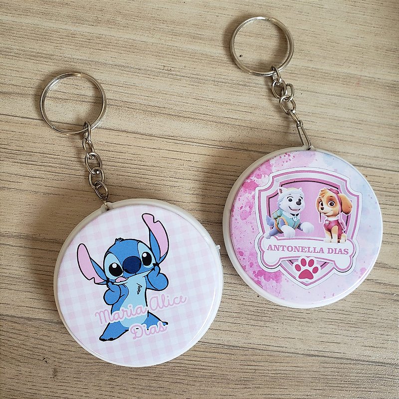 CHAVEIRO BUTTON DUPLO - Originale Brindes