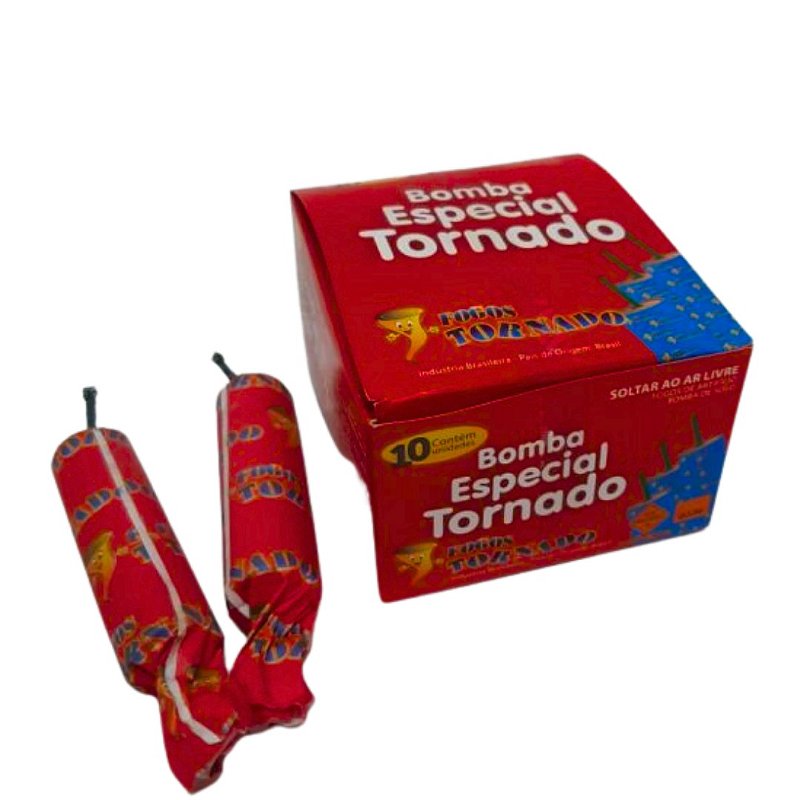 Bombinha N 10 Especial Tornado C/ 10 Tornado Fogos - Casa Triangulina ...