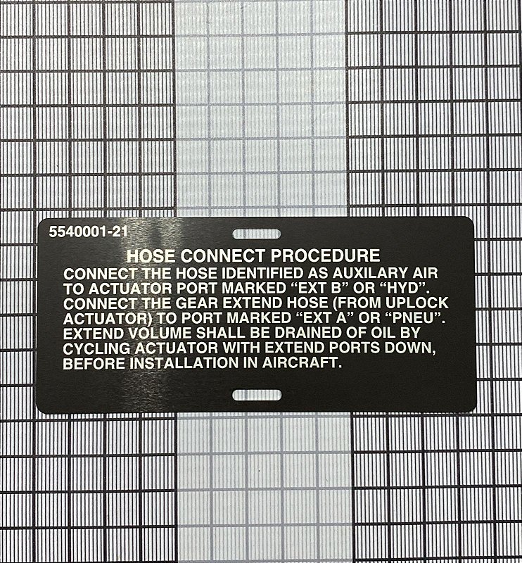 PLACA - 5540001-21 - Fibraer