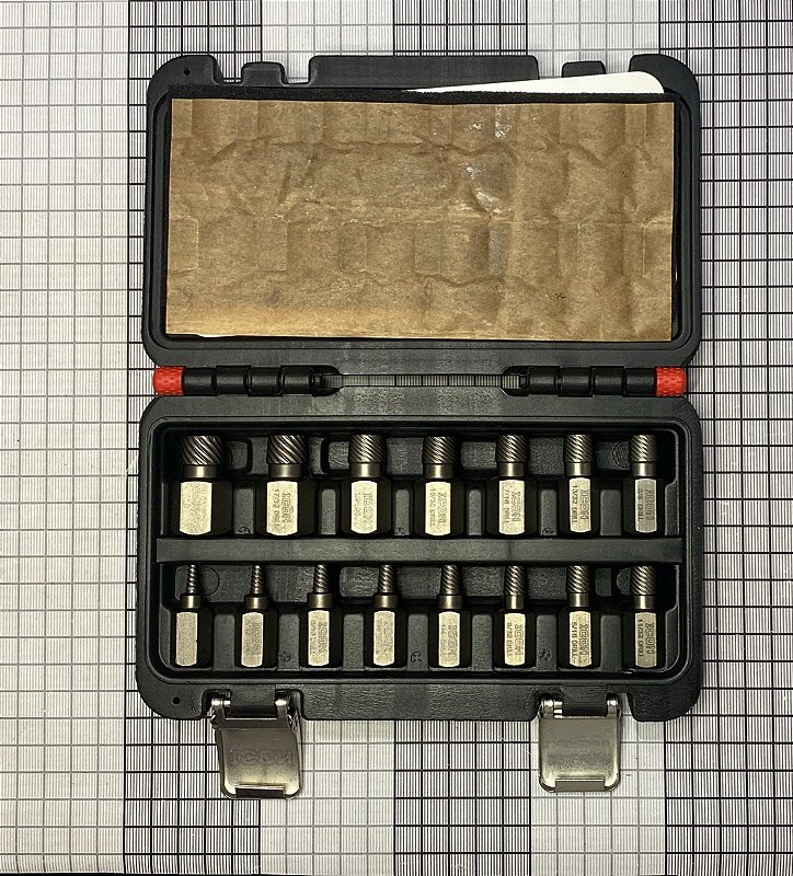 ICON MULTI-SPLINE EXTRACTOR SET, 15-PIECE - Fibraer