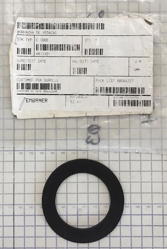 BORRACHA VEDAÇÃO - 202-742-21-18-03 - Fibraer