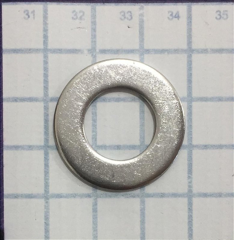 ARRUELA INOX LISA 9/16" - AN960C916 - Fibraer