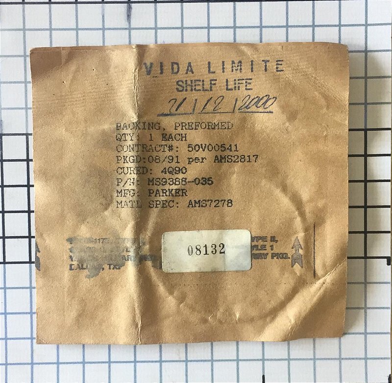 ANEL VEDAÇÃO - MS9388-035 - Fibraer