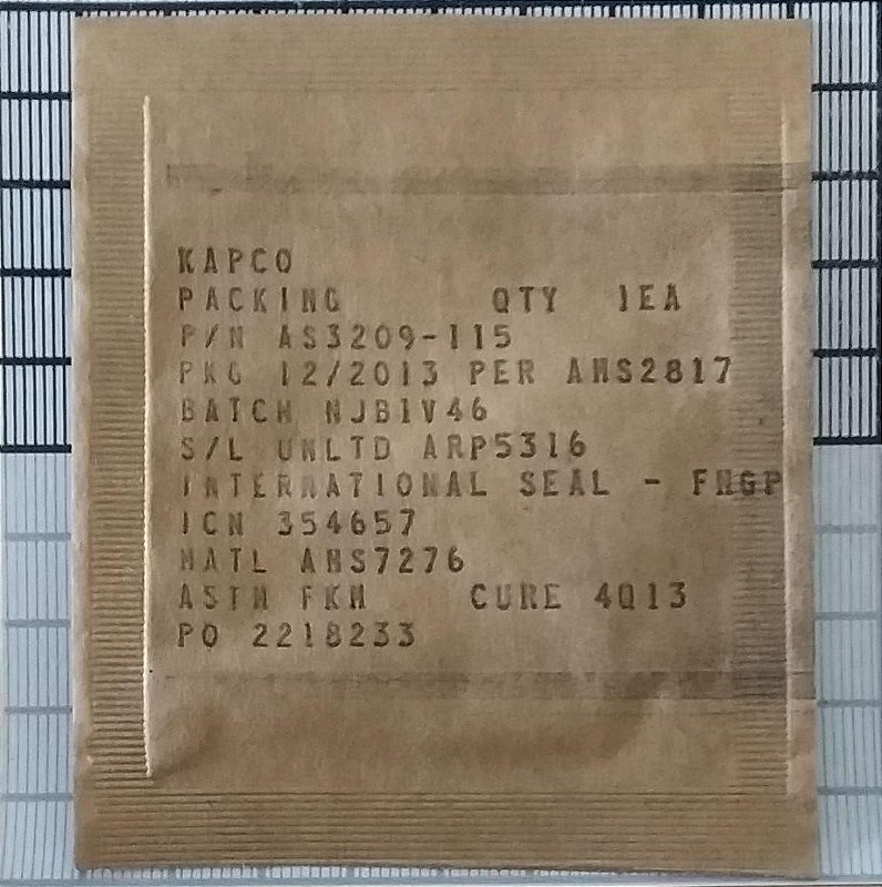 ANEL VEDAÇÃO - MS9388-115 (AS3209-115) - Fibraer