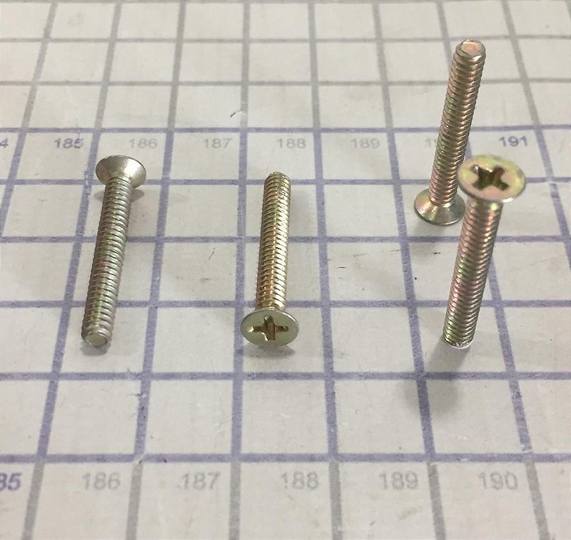 PARAFUSO ESCAREADO PHILLIPS 1/8 - MS24693S32 - Fibraer