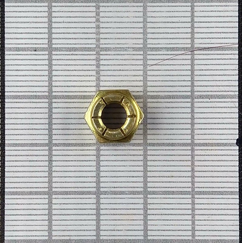 PORCA FRENO AÇO BAIXA 1/4" - MS20364-428C - Fibraer