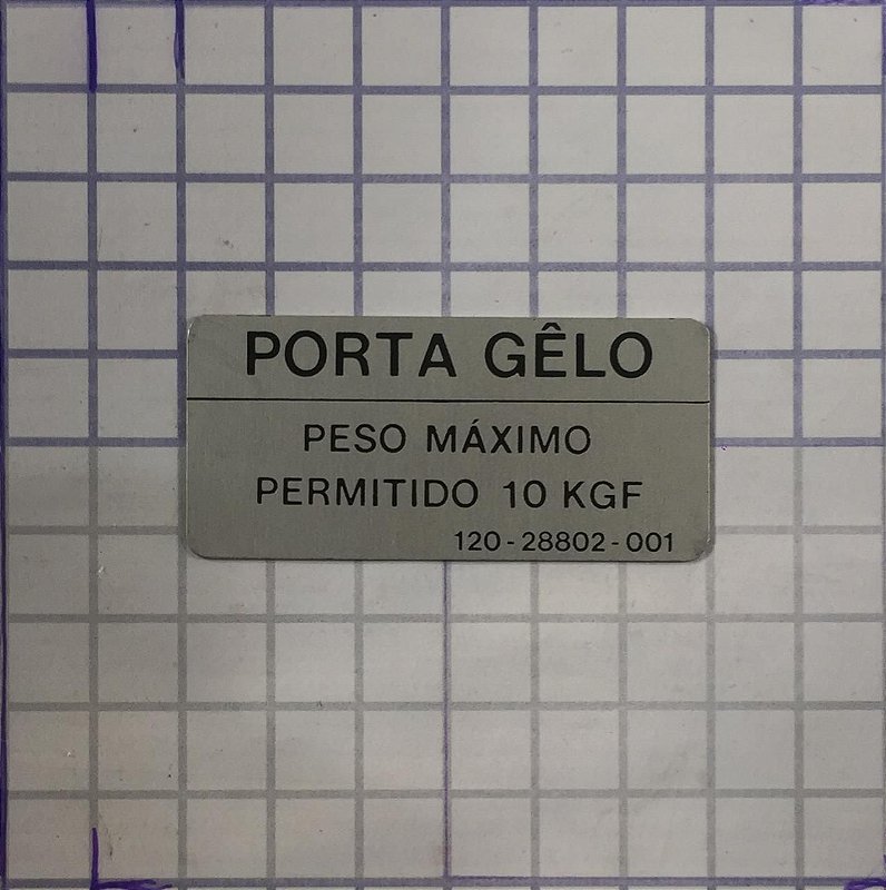 PLACA - 120-28802-001 - Fibraer