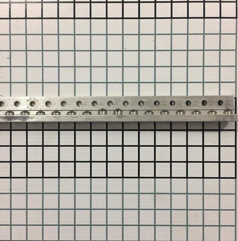 PERFIL RECEPTÁCULO RACK RÁDIO DZUS - PR35 - Fibraer