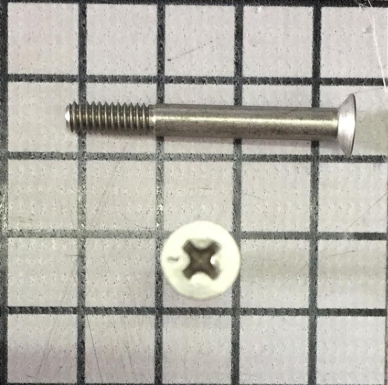 PARAFUSO ESCAREADO INOX PHILLIPS - MS24694C19 - Fibraer