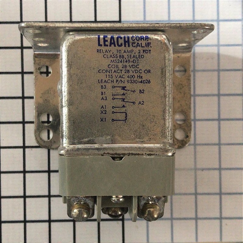 RELÉ - 28V DC- MS24149-D1 - Fibraer