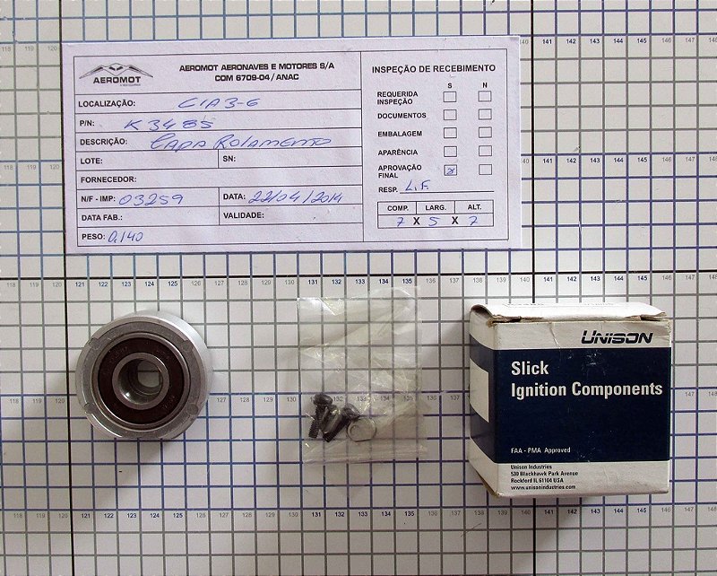 ROLAMENTO COM CAPA - K3485 - Fibraer