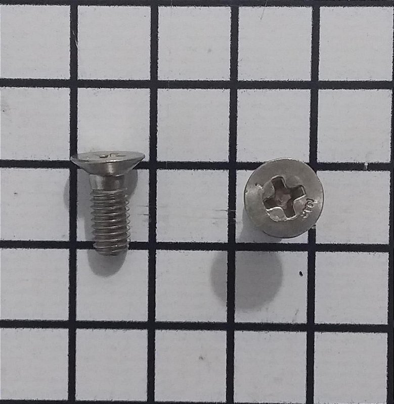 PARAFUSO ESCAREADO INOX PHILLIPS - MS24694-C49 - Fibraer