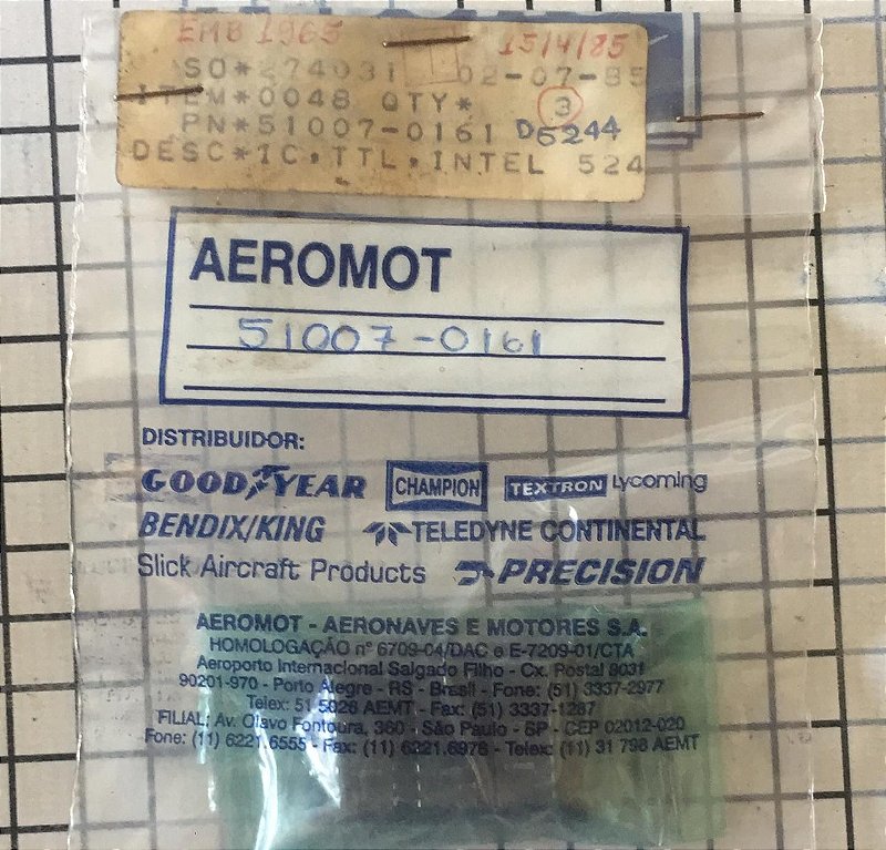 CIRCUITO INTEGRADO - 51007-0161 - Fibraer