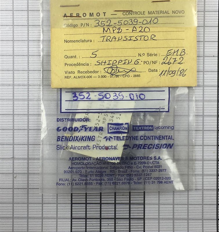 TRANSISTOR - 352-5039-010 - Fibraer