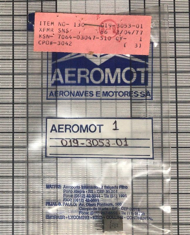 TRANSISTOR - 019-3053-01 - Fibraer